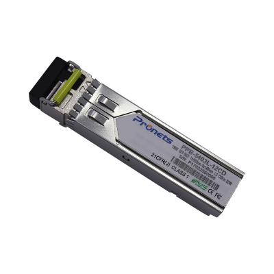 China PPB-5403x-12C(D) 155Mbps SFP Bi-Directional Transceiver, LC 120km Reach 1550nm TX / 1490nm RX for sale