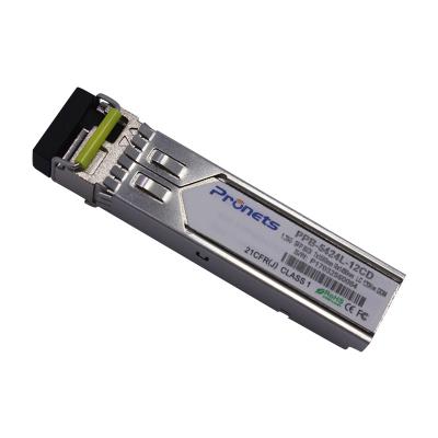 China PPB-5424L-12CD 1.25Gbps SFP Bi-Directional Transceiver, LC 120km 1550nm TX / 1490 nm RX for sale