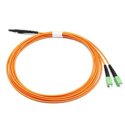 China Single Mode Fiber Optic Patch Cable Orange Jacket Color Designed for Seamless Network Integration and Data Communication for sale