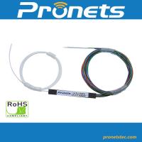 China 0.9mm Pigtail 1x4 PLC Splitter G657A1/A2 Fiber Optic PLC Splitter Mini Modular for sale
