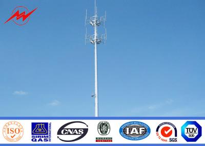 China Customized 100 FT Galvanized Mono Pole Tower for Communication Distribution for sale