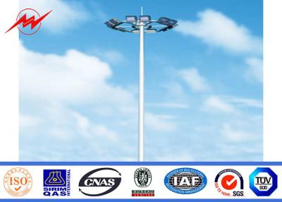 China Airport Outdoor 25M 6 Lamps High Mast Pole with Lifting System for sale