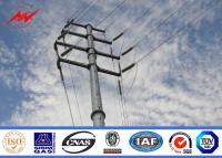 China Hot dip galvanization electrical power pole for over headline project for sale