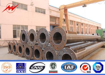 China 8m-60m Steel Power Pole With 2.5KN-200KN Breaking Load for sale