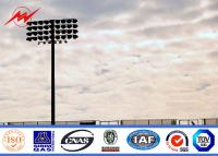 China 30m painting stadium high mast pole airport lighting with winch for sale