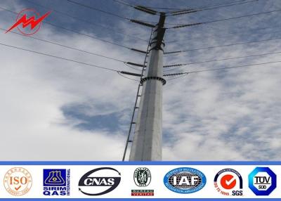 China 132KV hot galvanization electrical power pole for electrical line for sale