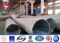 China 8M 5KN Gr65 Material 3mm Electric Power Pole for 110KV Power Transmission for sale