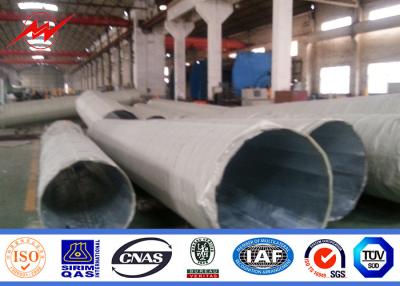 China 8M 5KN Gr65 Material 3mm Electric Power Pole for 110KV Power Transmission for sale