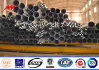 China Conical Gr65 Material 22m Electric Power Pole 2 Sections for 110KV Power Distribution for sale