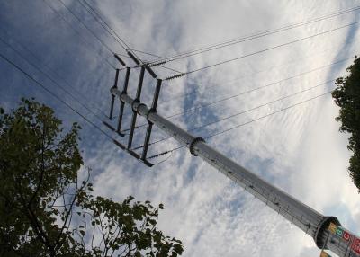 China 220kv Q345 galvanized electrical power pole for electric line for sale