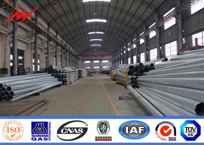 China NEA 3MM 30FT Steel Utility Pole for 110KV Power Distribution with Bitumen for sale