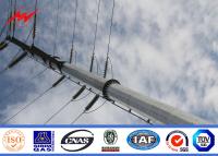 China 40ft Q345 Bitumen Electrical Power Pole For Power Transmission for sale