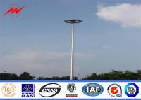 China 30m multisided hot dip galvanized high mast pole with lifting system for sale