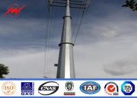 China 13m Q345 hot dip galvanized electrical power pole for electrical line for sale