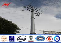 China 20m Q345 bitumen electrical power pole for electrical transmission for sale