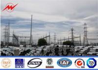 China Octagonal galvanization electrical power pole for transmission pole for sale