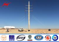 China Steel Galvanzied Electric Power Pole for 345KV Transmission Line for sale
