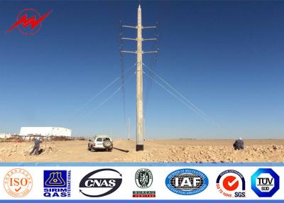 China Steel Galvanzied Electric Power Pole for 345KV Transmission Line for sale