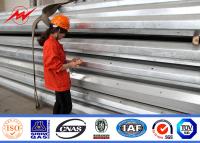 China Polygonal 11.8M 12KN Steel Utility Pole for Electrical Power Transmission for sale