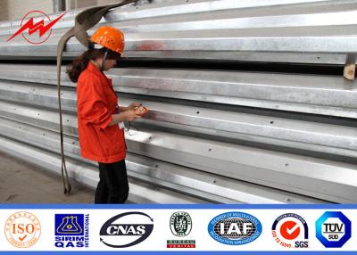 China Polygonal 11.8M 12KN Steel Utility Pole for Electrical Power Transmission for sale