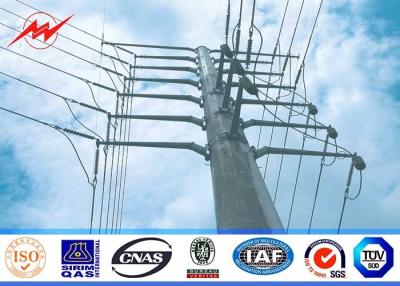China Gr65 Flange type electric power pole 2.75mm for 69kv power transmission for sale