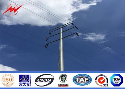 China 138KV octagonal galvanization electrical power pole for electrical transmission for sale