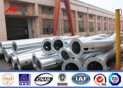 China Park 6m Powder Coating Galvanized Steel Pole One Section with Cross Arm for sale