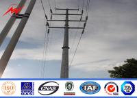 China 10kv-220kv tapered Steel Utility Pole electric power pole for transmission for sale