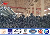 China 69 KV 11.8 M Hot Dip Galvanized Electrical Power Pole ,  Steel Tubular Pole for sale