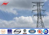 China Customized Tapered Tubular Steel Electric Power Pole Structures , ISO9001 for sale