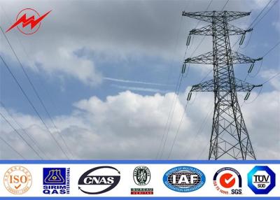 China Customized Tapered Tubular Steel Electric Power Pole Structures , ISO9001 for sale