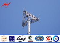 China Customized Round 100 FT Communication Distribution Monopole Cell Tower for sale