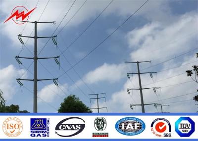 China Polygonal Electrical Power Pole for 110KV Medium Voltage Transmission for sale