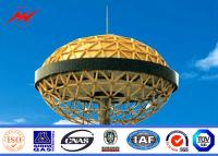 China HDG Painting 70M High Mast Pole with Lifting System for Plaza Lighting for sale