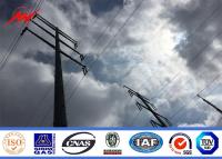 China Octagonal Galvanization Electricity Utilities Steel Light Pole 10kv - 400kv for sale