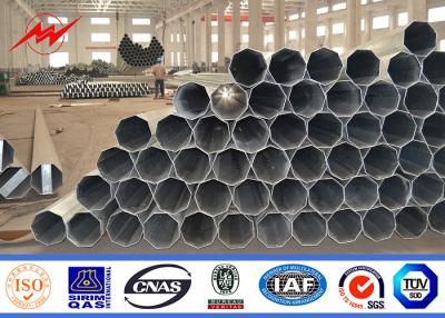 China Octogonal 40FT 138KV Steel Utility Pole for Electrical Power Transmission for sale