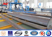 China 110kv Transmission Polygonal Steel Tubular Pole , 25m Street Lighting Poles for sale
