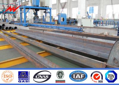 China 110kv Transmission Polygonal Steel Tubular Pole , 25m Street Lighting Poles for sale