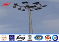 China Airport 30M HDG High Mast Pole with double lantern panel for 100 square meters stadium lighting for sale