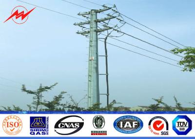 China Round 30FT 69kv Steel utility Pole for Power Distribution Transmission Line for sale