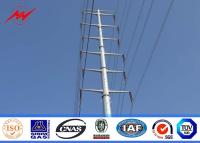 China 11M 300DaN Steel Utility Pole 3.5mm thickness Q345 material for 69kv 100meters Distribution Power for sale