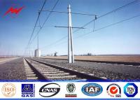 China Galvanized Transmission Utility Steel Pole 50FT 60FT 70FT 75FT NPC Standard for sale