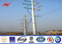 China 16M 10KN 4mm wall thickness Steel Utility Pole for 132kv distribition transmission power for sale