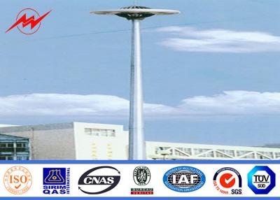 China Endurable Round Hot Dip Galvanized Steel High Mast Light Pole For Square for sale