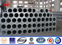 China Q235 Steel Conical Transmission Steel Tubular Poles With ASTM A123 Galvanization for sale