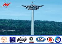 China 45m Powder Coating High Mast Sports Light Poles Approved  400w - 5000w Power for sale