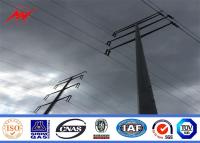 China High Strength Q235 Galvanized Straight Metal Utility Poles Columniform for sale