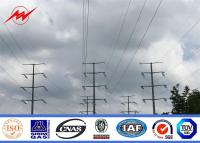China Durable Q235 Conoid Galvanized Steel Transmission Poles For Electricity Distribution for sale