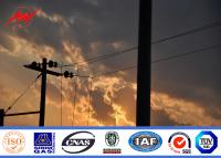 China 220kv High Voltage 3mm Thickness Octagonal Galvanized Steel Pole for sale
