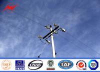 China 35 ft Hot Dip Galvanized Steel Utility Pole For Electrical Transmission for sale